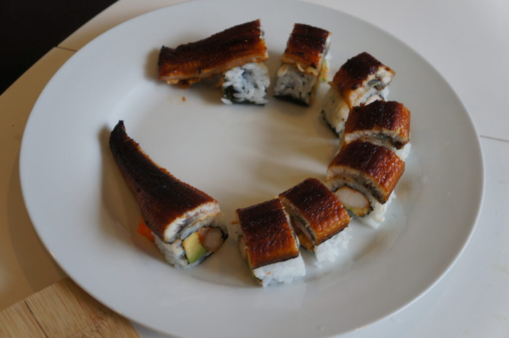 🐉 Dragon roll sushi recipe