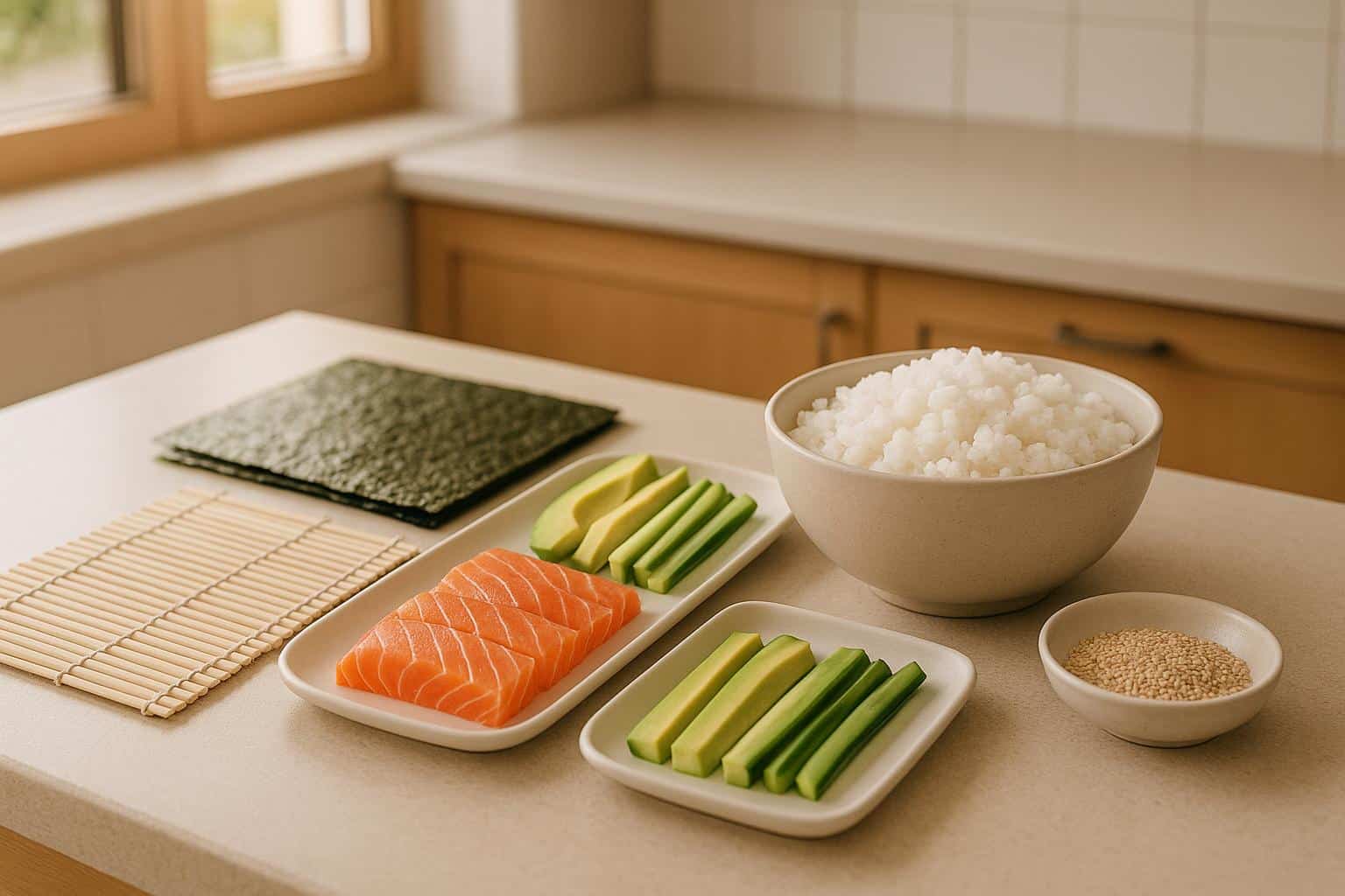 Checklist for Making Inside-Out Rolls at Home ⋆ Make my Sushi